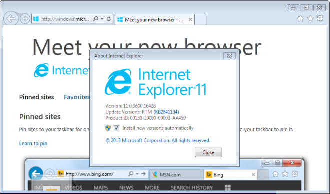 Hướng dẫn chuyển phiên bản Internet Explorer 10,11,12 xuống 7,8 - Hóa ...